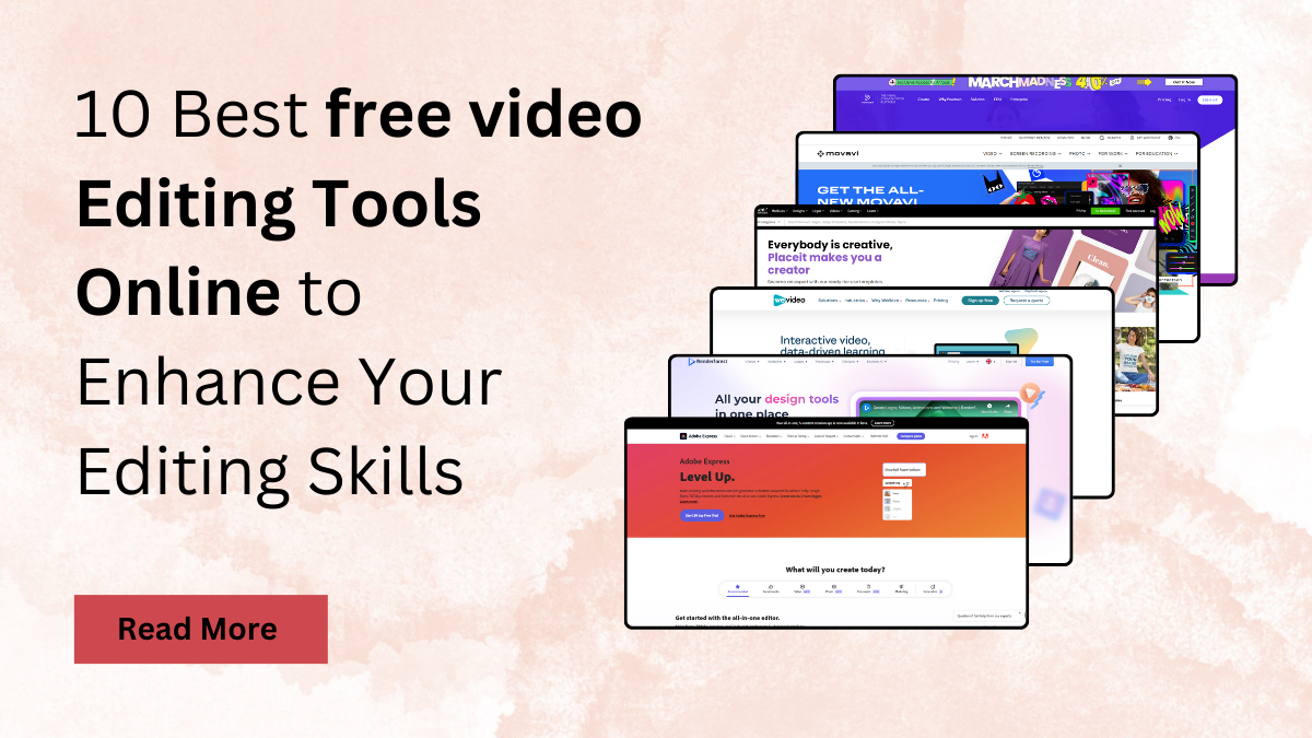 10 Best free video Editing Tools Online to Enhance Editing Skills