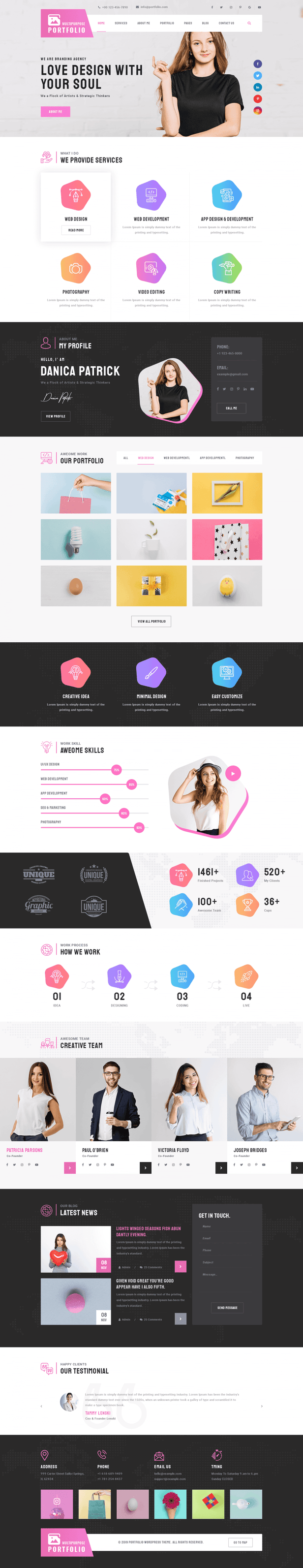 WordPress Portfolio Themes for Professional Portfolios